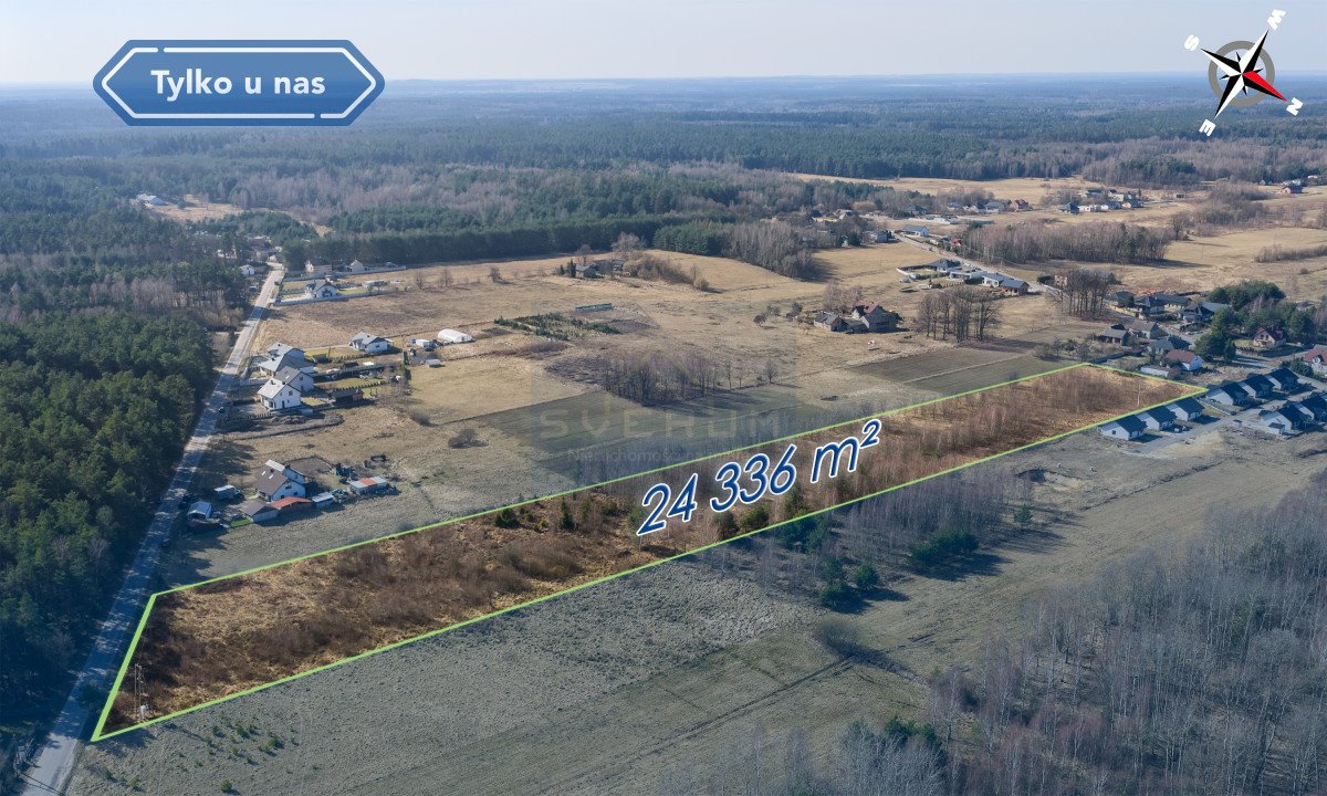 Sprzedam działkę : Aleksandria Druga , 24336 m2, 400000 PLN - Domiporta.pl