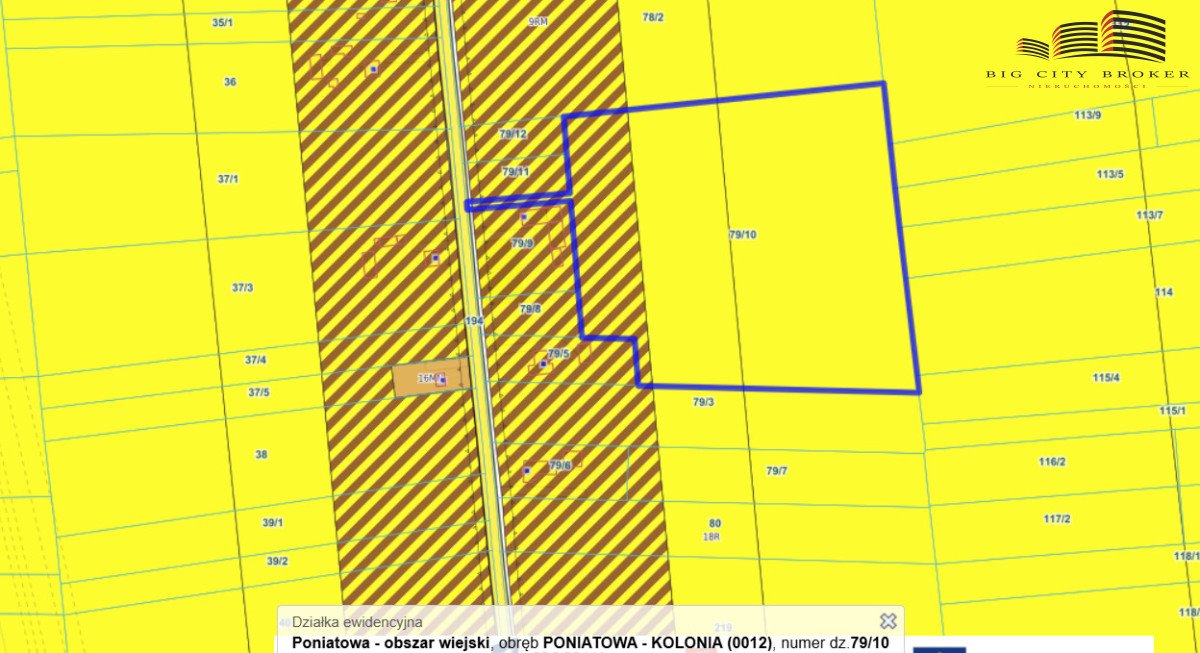 Sprzedam działkę : Poniatowa-Kolonia , 39255 m2, 649000 PLN - Domiporta.pl